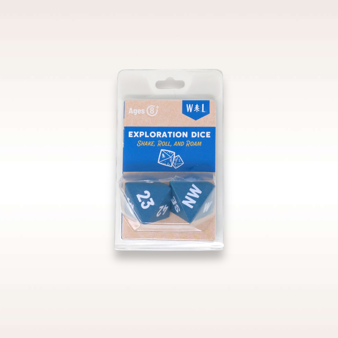 Exploration Dice - Navigate and Play with 8-Sided Wooden Adventure Dice ...