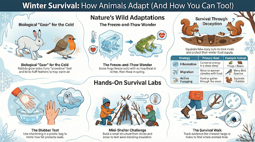 Winter Survival: Fun Kids' Activities & How Animals Adapt to the Cold ...