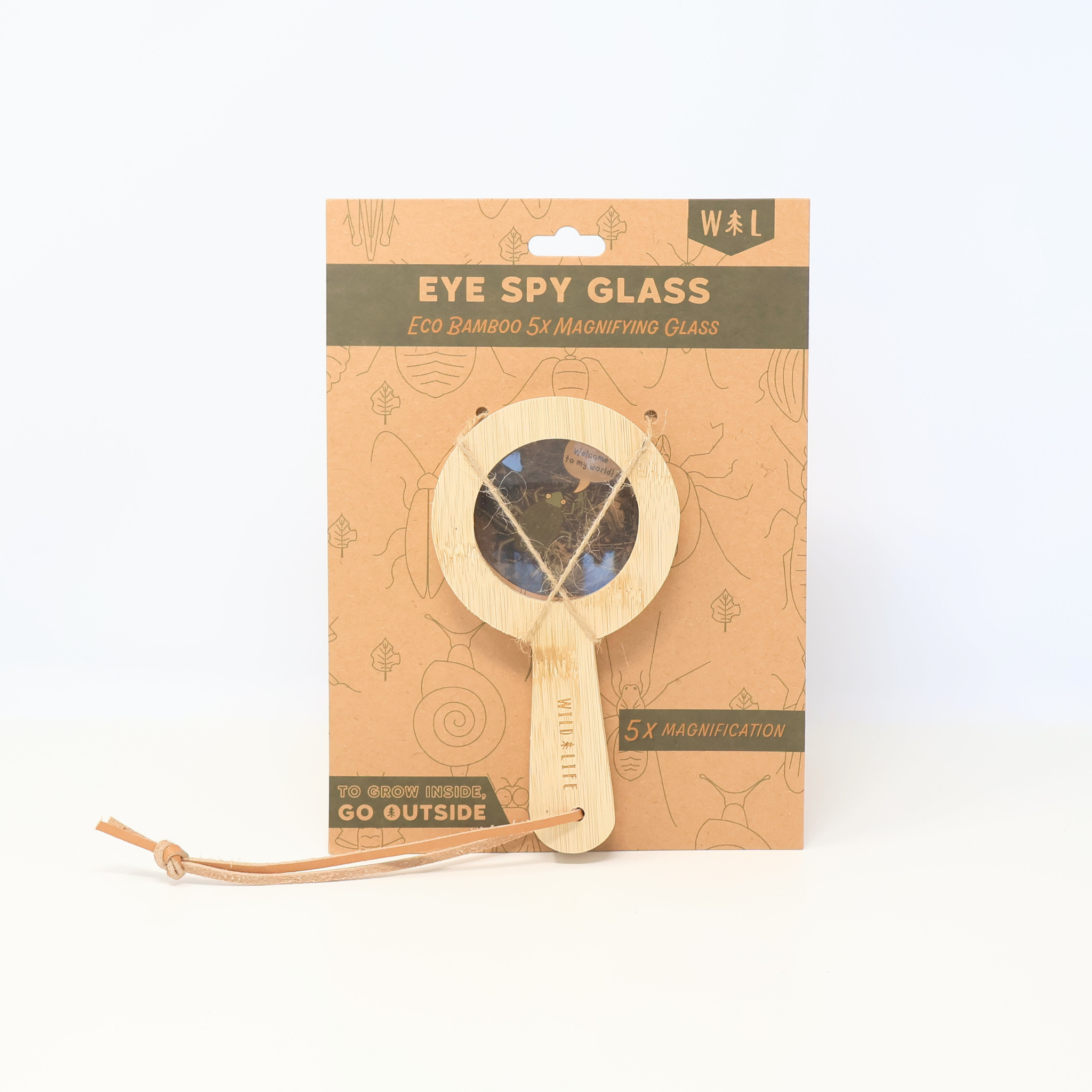 Eye Spy Eco-Bamboo 5x Magnifying Glass – Sustainable Kids Exploration ...